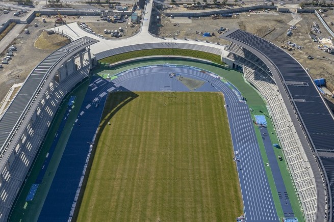 平和堂HATOスタジアム（彦根総合スポーツ公園 陸上競技場） | 陸上競技場 | 日本体育施設株式会社