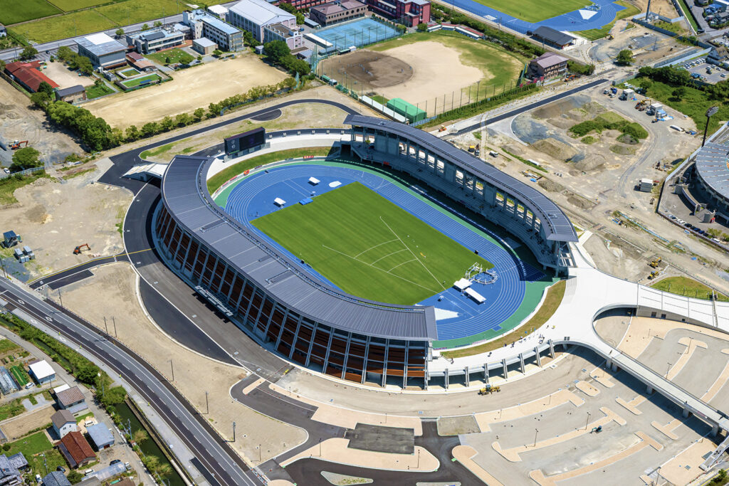 平和堂HATOスタジアム（彦根総合スポーツ公園 陸上競技場） | 陸上競技場 | 日本体育施設株式会社